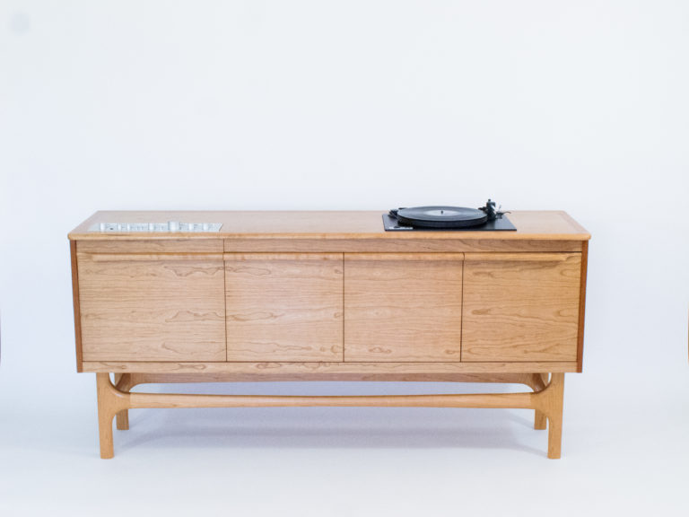 Stereo Credenza - Free Hand Woodwork